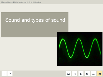 Sound and types of sound | The Siemens Stiftung Media Portal